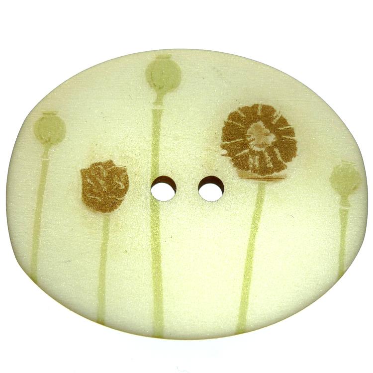 Knapp med knopper og blomster | Perlehuset nettbutikk alt i knapper ...