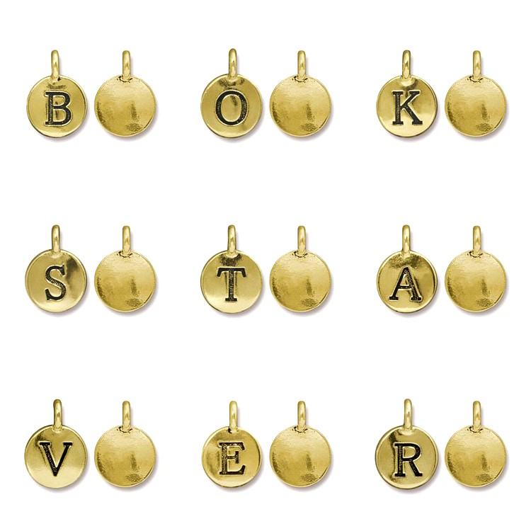 Charms bokstaver | Perlehuset nettbutikk alt i knapper, garn, perler og ...