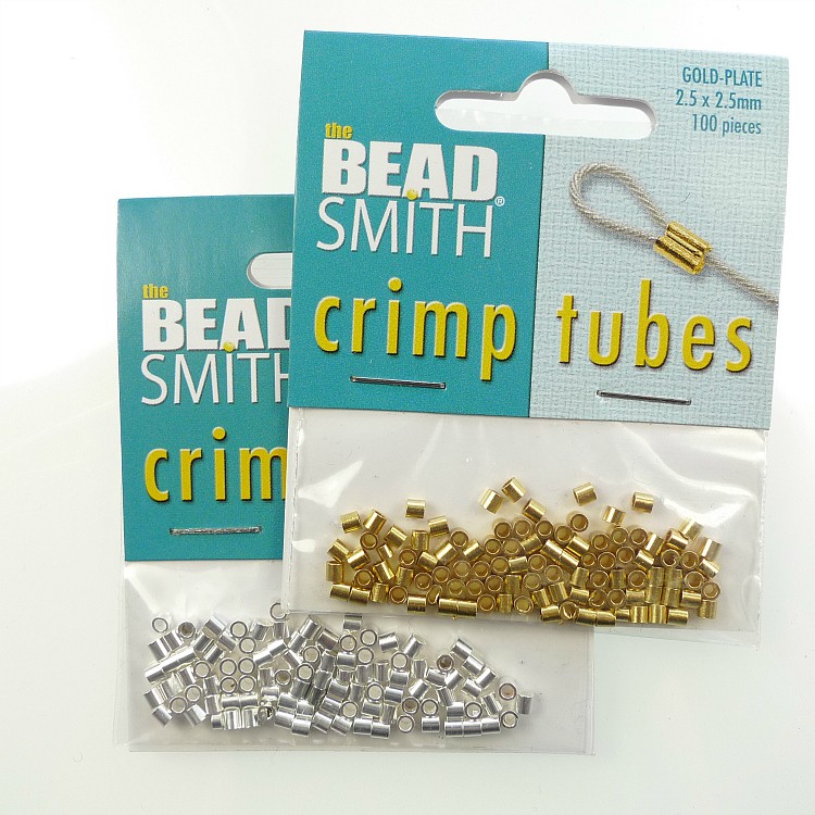 Crimp tubes 2.5mm | Perlehuset nettbutikk alt i knapper, garn, perler ...