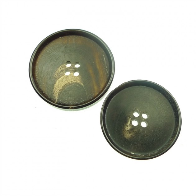 Knapper Horn runde 25mm | Perlehuset nettbutikk alt i knapper, garn ...